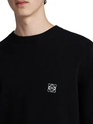Loewe Logo Wool Crewneck Sweater
