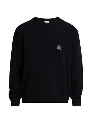 Loewe Logo Wool Crewneck Sweater