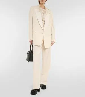 Etro Floral Jacquard Blazer - White