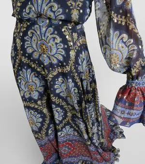 Etro Paisley Jacquard Maxi Skirt