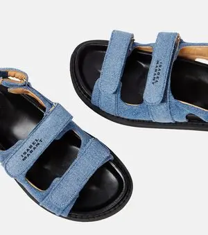 Isabel Marant Madee Denim Platform Sandals