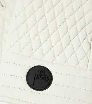 Fusalp Athena Quilted Leather Ski Gloves