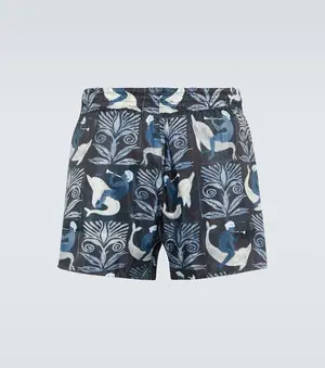 Commas Printed Swim Trunks - Multicoloured
