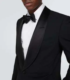 Thom Sweeney Cotton-blend Poplin Tuxedo Shirt
