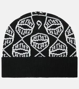 JETSET Logo Wool-blend Beanie