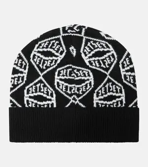 JETSET Logo Wool-blend Beanie