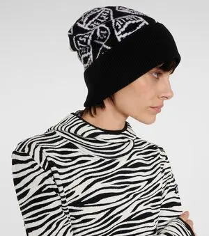 JETSET Logo Wool-blend Beanie
