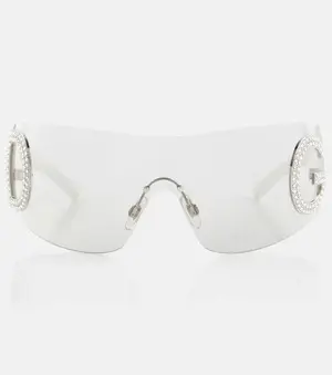Dolce & Gabbana Re-edition Shield Sunglasses - White