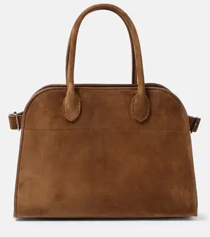 THE ROW Soft Margaux 10 Suede Tote Bag