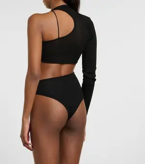 ROBERTA EINER Legato Asymmetric Bodysuit - Black