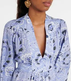 Etro Printed Cotton-blend Minidress