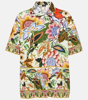Etro Floral Cotton Shirt - Multicoloured