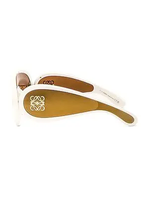 Loewe Wave Mask Sunglasses - Shiny Vanilla