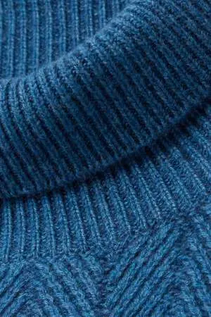 Altuzarra Terence Herringbone Cashmere Turtleneck Sweater
