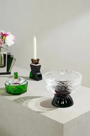 REFLECTIONS COPENHAGEN Jackie Crystal Bowl - Green