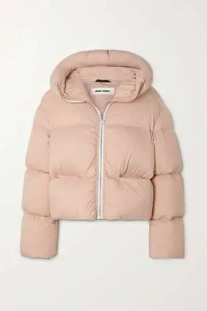 IENKI IENKI Kenny Hooded Quilted Down Jacket - Pink