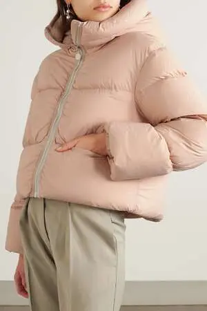 IENKI IENKI Kenny Hooded Quilted Down Jacket - Pink