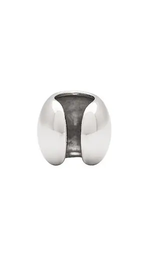 Ettika Chunky Metal Ear Cuff - Rhodium