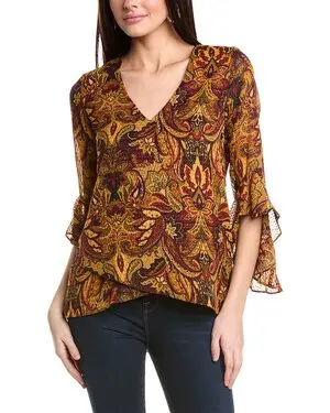 Vince Camuto Vince Camuto V-Neck Blouse - Red