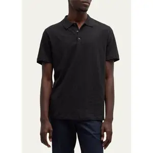 Theory Bron D Cosmos Polo Shirt - Black