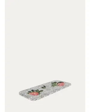 FORNASETTI Tray 25x60cm Musciarabia With Roses Color - Multi