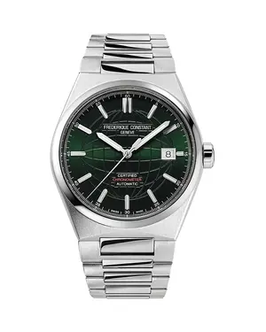 FREDERIQUE CONSTANT Highlife Automatic Cosc Watch - Green/silver