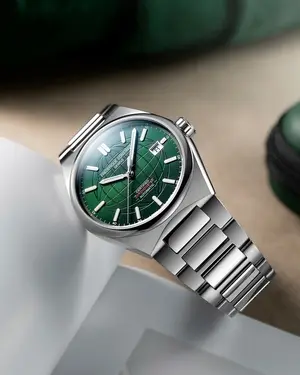 FREDERIQUE CONSTANT Highlife Automatic Cosc Watch - Green/silver