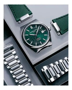 FREDERIQUE CONSTANT Highlife Automatic Cosc Watch - Green/silver