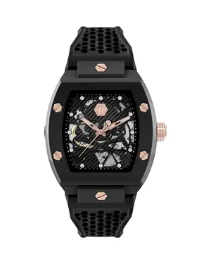 Philipp Plein The $keleton Ecoceramic Automatic Watch, 44mm X 56.2mm - Black