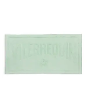 Vilebrequin Logo Beach Towel - Olive Melange