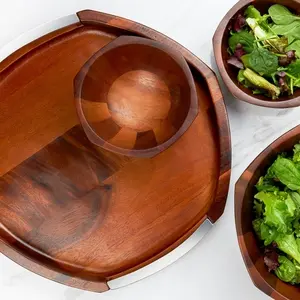 NAMBE Eat Your Heart Out Nesting Bowls - Brown