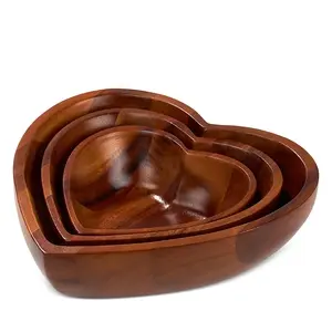 NAMBE Eat Your Heart Out Nesting Bowls - Brown