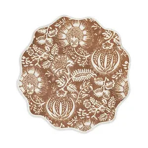 MATOUK Granada Circle Placemat, Set Of 4 - Chestnut