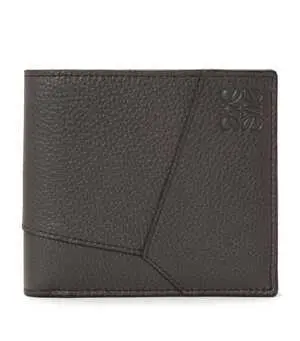 Loewe Leather Puzzle Bifold Wallet - Grey