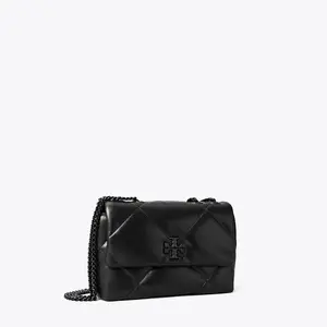 Tory Burch Small Kira Diamond Quilt Shoulder Bag - Black