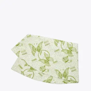 Tory Burch Butterfly Batik Round Tablecloth, 108 - Green
