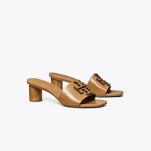 Tory Burch Ines Heeled Mule - Tan