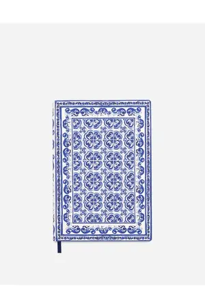 Dolce & Gabbana Medium Ruled Notebook Textile Cover