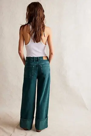 Free People We The Free Final Countdown Cuffed Low-rise Jeans