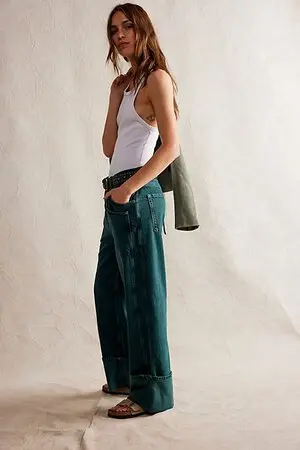 Free People We The Free Final Countdown Cuffed Low-rise Jeans