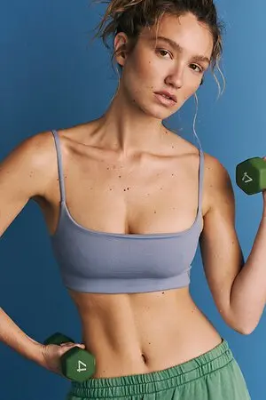 Free People Tighten Up Mini Bra Stone Washed