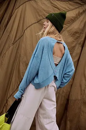 Free People My Time Layer Top Deep End