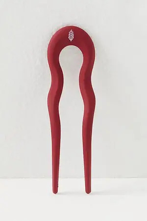 Free People FP Movement Team Player Hair Pin Berry Red