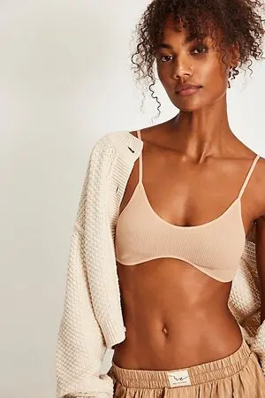 Free People Simply There Bralette Ginger Root