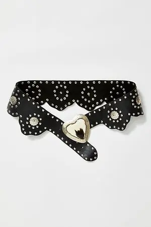Free People Wildheart Studded Leather Belt