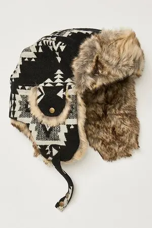 Pendleton Trapper Hat Rock Point Black