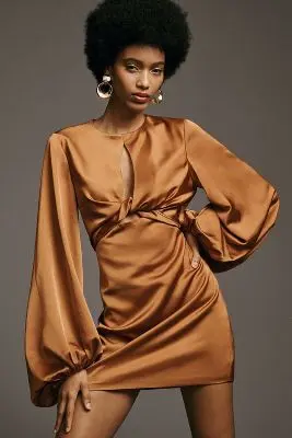 brown dress and blazer Espresso Jacket