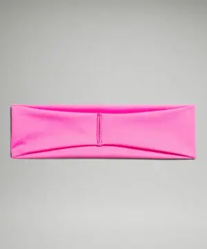 RARE PINK LULULEMON WUNDER TRAIN HEADBAND NWT Lululemon Wunder Train Wide Headband In Sonic Pink - 50% Off  main image 3