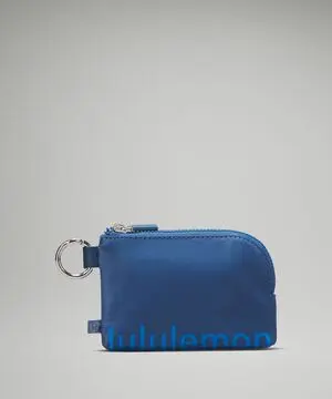 Lululemon Clippable Card Pouch Pitch Blue/pipe Dream Blue