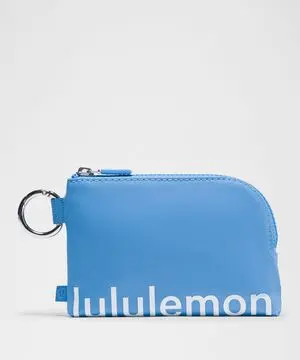 Lululemon Clippable Card Pouch Pool Party/white